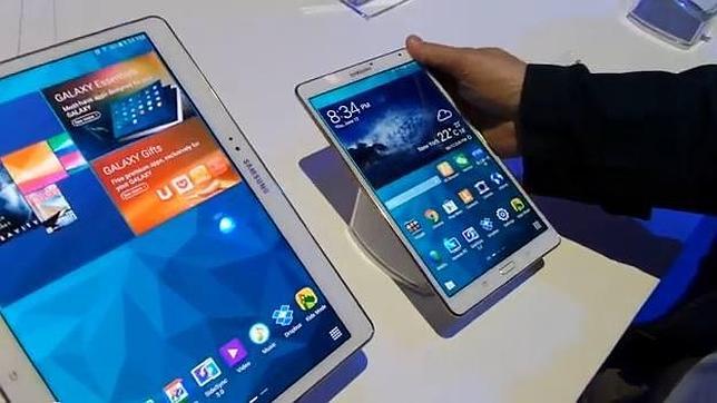 Samsung presenta su nuevo Tab S, su desafío directo al iPad