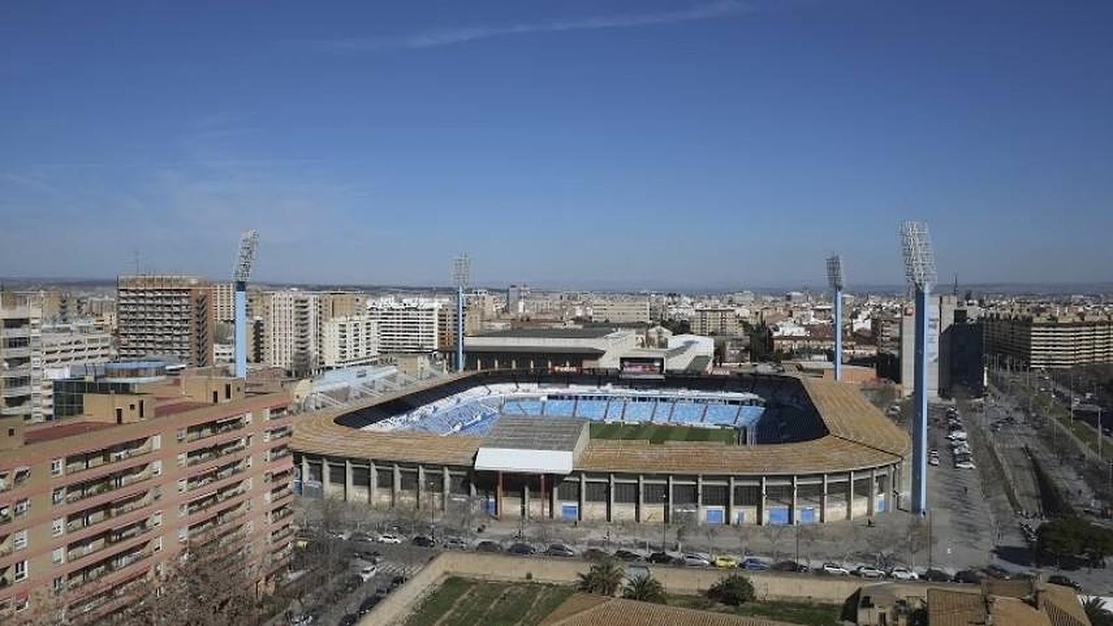 Los 22 estadios de Segunda, desde el aire