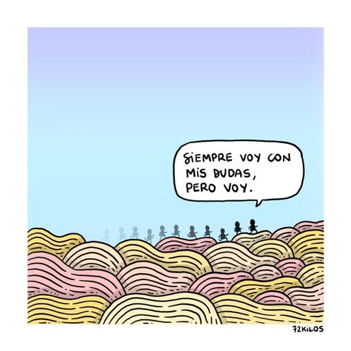 El creador de @72kilos: «Quiero ayudar a la gente a través de mis dibujos»