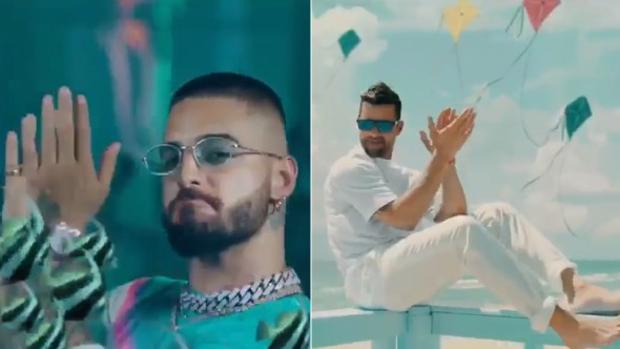 Ricky Martin y Maluma calientan motores para su nueva colaboración