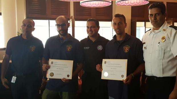Un policía y un guardia civil, nuevos héroes de Puerto Rico