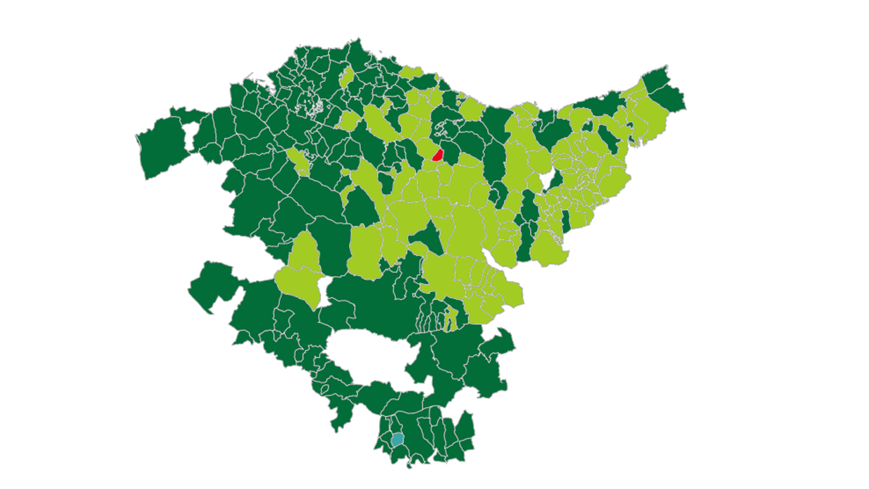 El Mapa De Los Resultados Electorales Del 12j En País Vasco Municipio