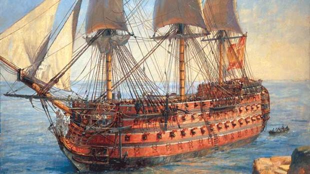 [968 × 473] One of the Spanish España-class battleships, Spain's only ...