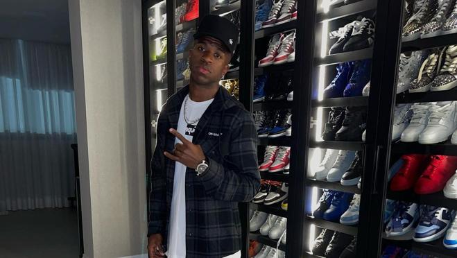Las marcas de lujo que visten a Vinicius Jr