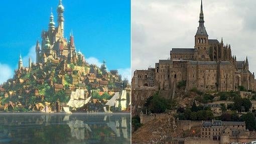 Castillos y templos que de verdad inspiraron a Disney